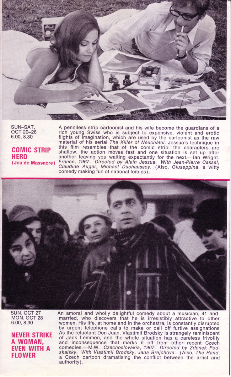 Bristol Arts Centre October – December 1968 Scans | Cube Blog